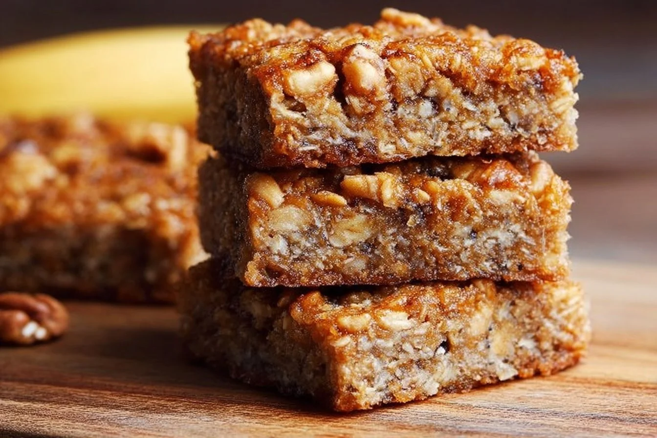 Banana Oatmeal Bars