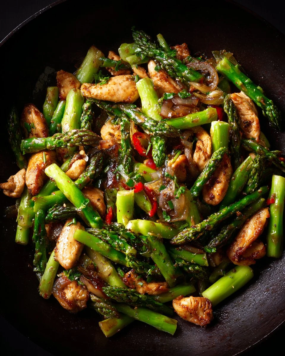 Chicken and Asparagus Stir-Fry
